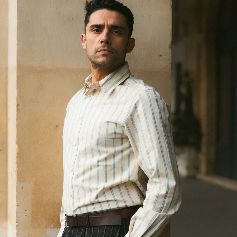 S1021 Striped Shirt ストライプシャツ – PREQUEL